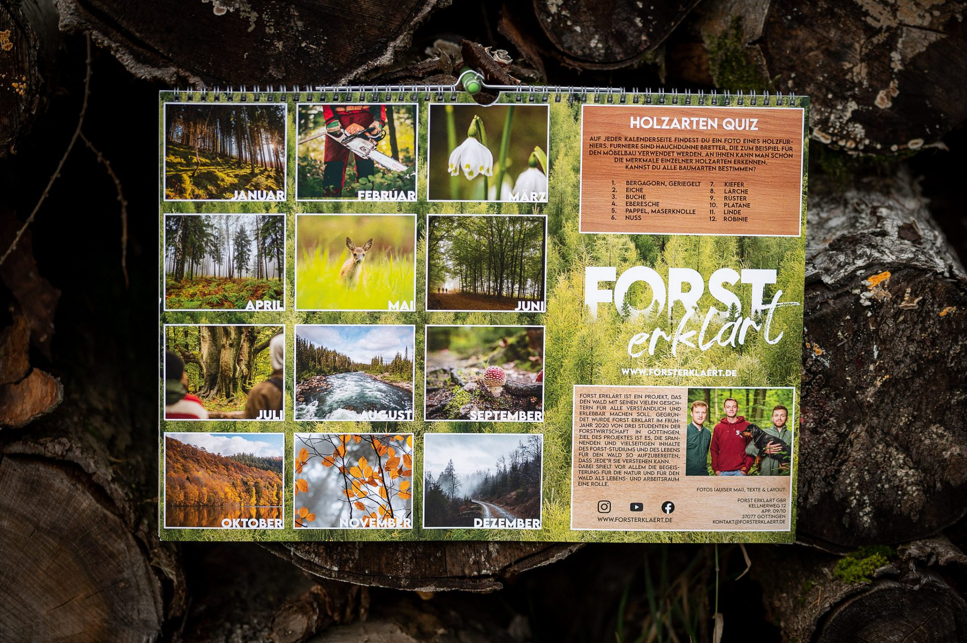 Der Forst erklärt Kalender 2021 (ausverkauft) - Forst erklärt